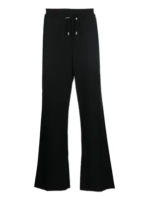 Balmain Wide-leg Trousers - Black