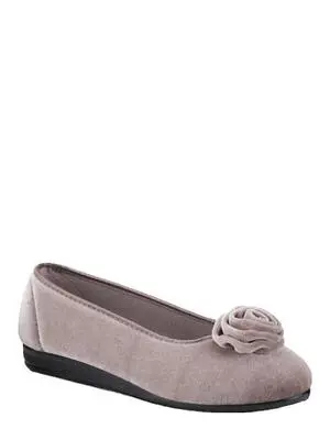 SPRING STEP SHOES Roseloud Slipper - Light Grey