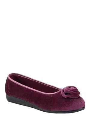 SPRING STEP SHOES Roseloud Ballerina Slipper - Purple