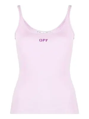 Off-White Off-stamp Vest Top - Purple