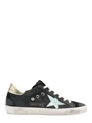 GOLDEN GOOSE Superstar Sneakers With Star Patch - Black