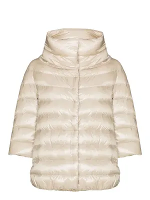 Herno High-neck Puffer Jacket - Neutrals