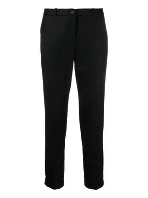 Fabiana Filippi Straight-leg Trousers With Stud Detailing - Black