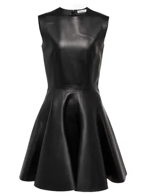 Alaïa Leather Minidress - Black