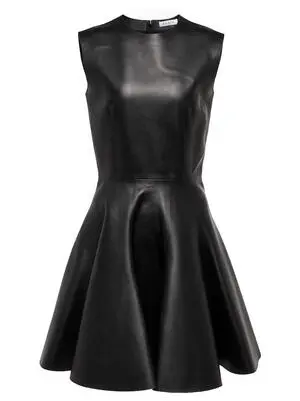 Alaïa Leather Minidress - Black