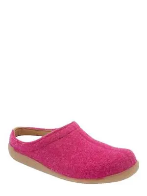 SANITA Lodge Wool Felt Slipper - Fuchsia