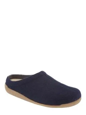 SANITA Lodge Wool Felt Slipper - Navy