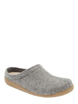 SANITA Sanita Lodge Wool Felt Slipper Slate