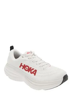 HOKA HOKA Bondi 8 Running Sneakers White/vermillion