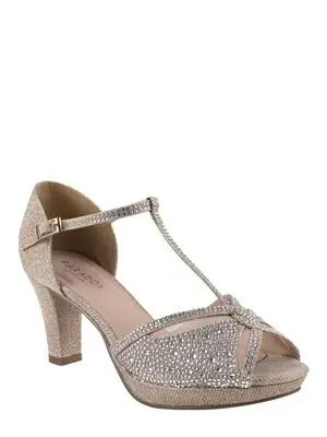 PARADOX LONDON PINK Nora Platform Sandal - Champagne