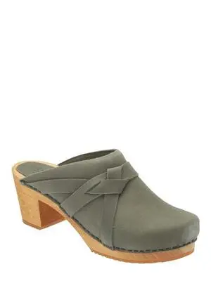 SANITA Manuela Leather Clog - 043 Khaki