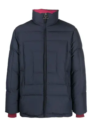 FERRAGAMO Feather-down Padded Jacket - Blue