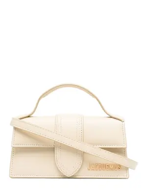 Jacquemus Le Bambino Leather Tote - Neutrals