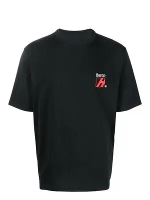 Heron Preston Multi Censored Logo Print T-shirt - Black