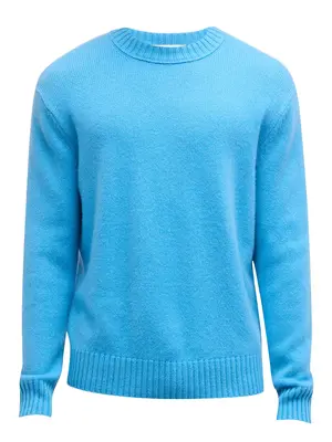 FRAME FRAME Cashmere Knit Sweater Bright Blue