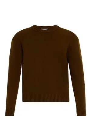 FRAME FRAME Cashmere Knit Sweater Dark Camel