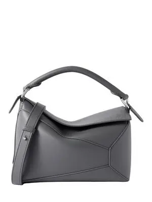Loewe Puzzle Edge Small Shoulder Bag Gray