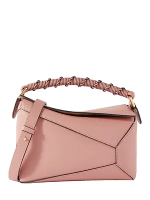 Loewe Puzzle Edge Small Shoulder Bag Pink