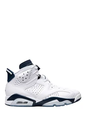 JORDAN Air 6 Retro Midnight Navy Sneakers - White