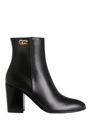 GIUSEPPE ZANOTTI 80mm Enriette Ankle Boots - Black