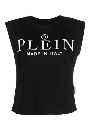 Philipp Plein Logo-print Tank Top - Black
