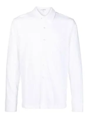 JAMES PERSE Long-sleeve Knit Shirt - White