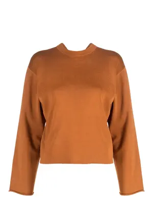 Proenza Schouler White Label Knot-detail Jumper - Brown