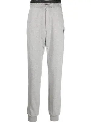 Philipp Plein Contrasting-waistband Sweatpants - Grey