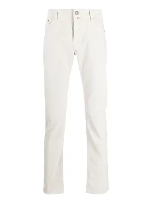 Jacob Cohen Corduroy Straight-leg Jeans - Neutrals