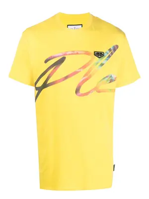 Philipp Plein Ss Signature T-shirt - Yellow