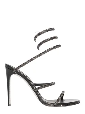 Rene Caovilla Crystal-embellished Sandals - Black