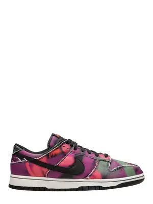 Nike Dunk Low Retro Premium Graffiti Sneakers - Black