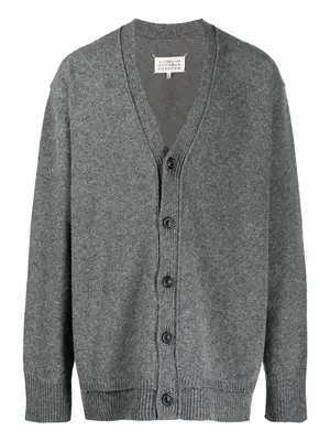 MAISON MARGIELA V-neck Cardigan - Grey