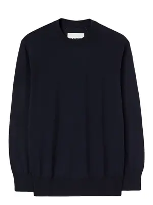 JIL SANDER Crew Neck Pullover - Blue
