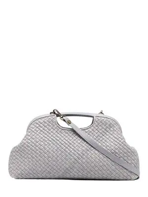 Officine Creative Class 48 Woven Leather Bag Grey