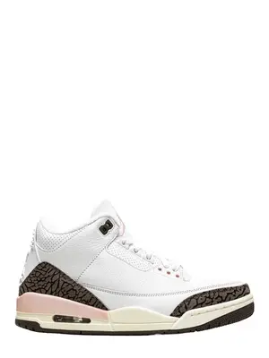 JORDAN Air 3 Dark Mocha Sneakers - White