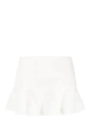 Red Valentino Flared-hem Mini Skort - White