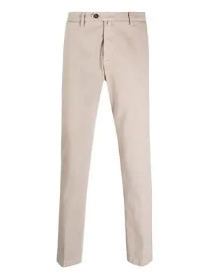 BRIGLIA 1949 Four-pocket Straight Chinos - Neutrals