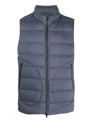 Herno Padded Gilet - Blue