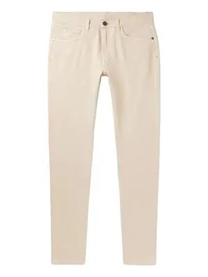 Loro Piana Slim-fit Garment-dyed Jeans - Neutrals