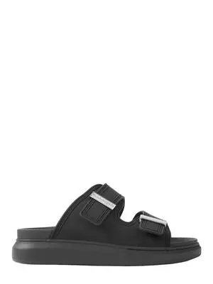 Alexander McQueen Exaggerated-sole Rubber Slides - Black