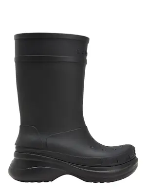 Balenciaga X Crocs Rubber Boots - Noir