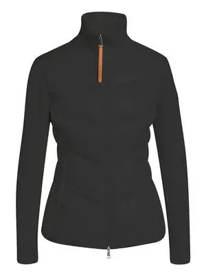 Moncler Puffer Knit Cardigan - Black