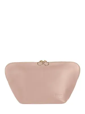 KUSSHI KUSSHI Vacationer Leather Makeup Bag Blush Pink