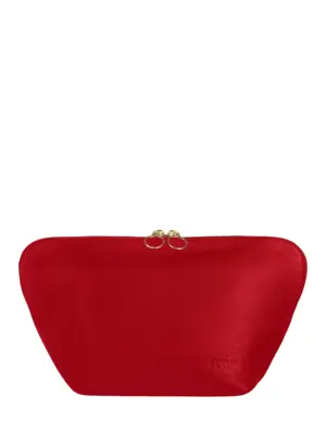 KUSSHI KUSSHI Vacationer Leather Makeup Bag Candy Apple Red