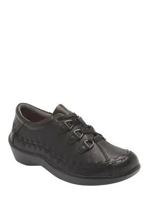 ZIERA SHOES Allsorts Lace-up Shoe - Black Leather