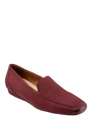 Softwalk SoftWalk® Vista Loafer Dark Cherry Nubuck