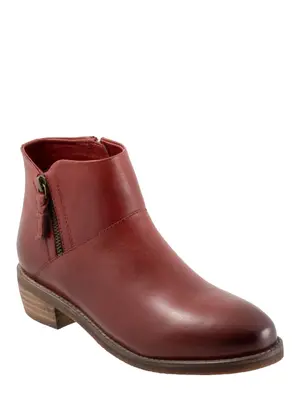 Softwalk SoftWalk® Roselle Ankle Boot Dark Red