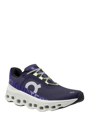 On On Cloudmonster Lace-Up Sneakers Acai/aloe