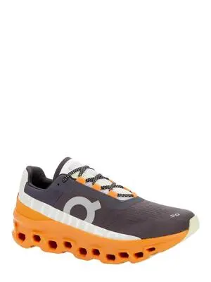 On On Cloudmonster Lace-Up Sneakers Eclipse/turmeric